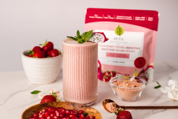 Smoothie Fraise Pitaya | Smoothie à base de plantes | Seta Organic