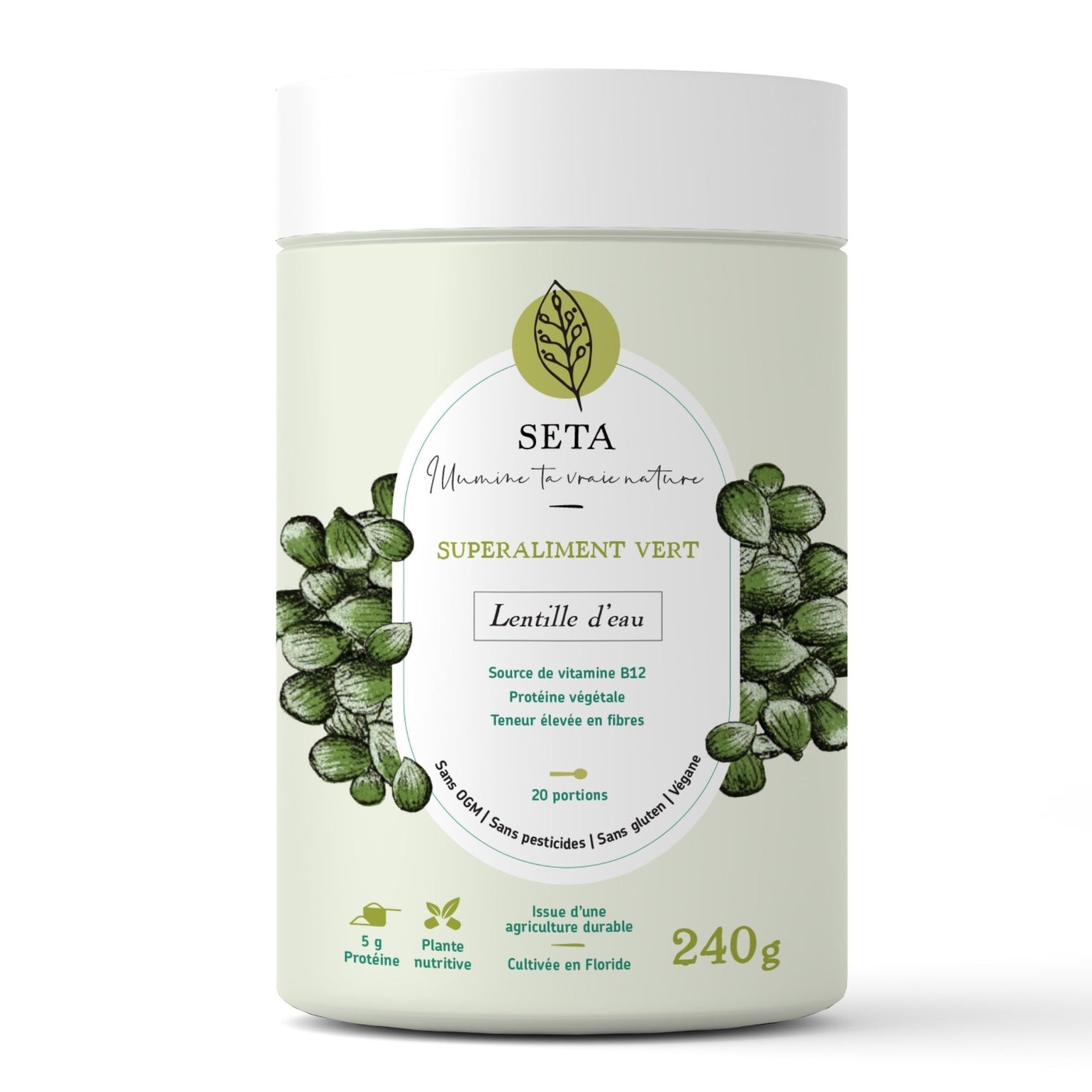 Water lentils powder | Green Superfood | Seta Organic – SETA Organic
